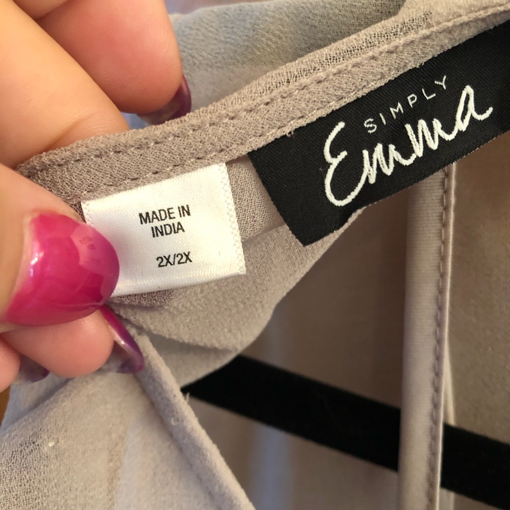 Simply Emma Sheer Top - Gem